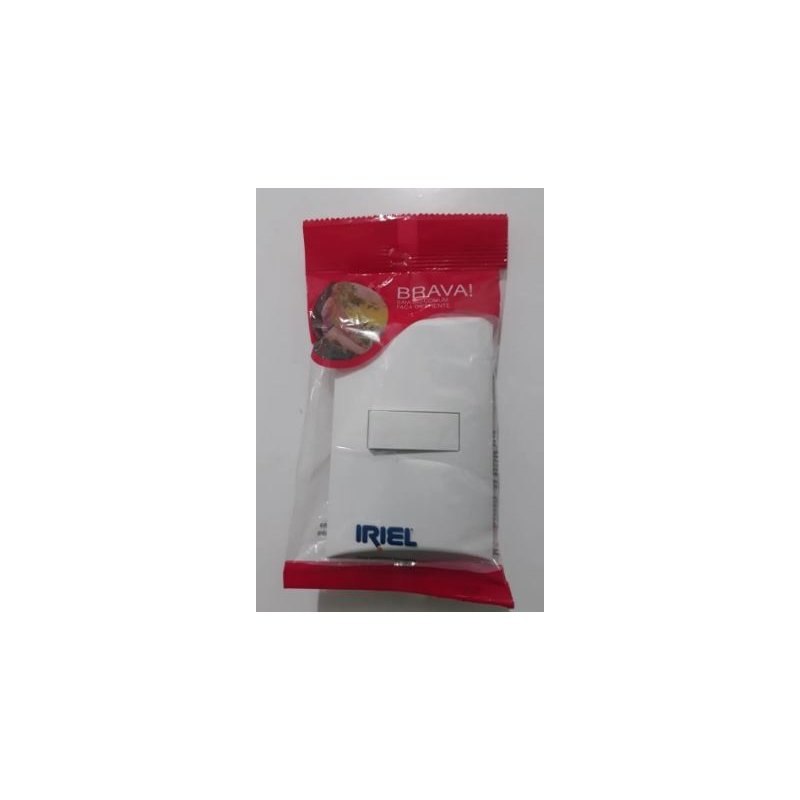 Conjunto 1 Tecla Interruptor Simples 10A 250A Embutir Brava Soprano ...