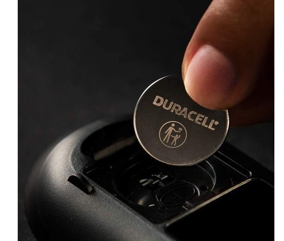 Bateria de Lítio 3V CR2032 Duracell Cartela Com 1 Unidade