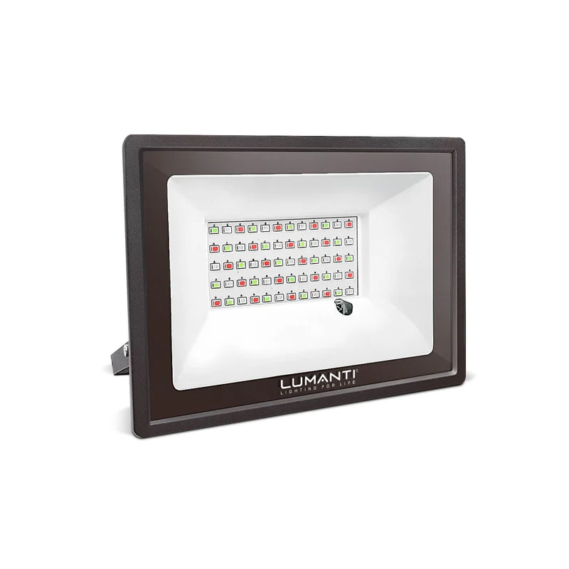 Refletor Led Smart Lumanti RGB Colorido 100W 8000 Lúmens Preto Bivolt